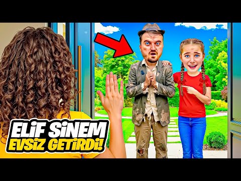 ELİF SİNEM EVSİZ ADAMI EVİMİZE GETİRDİ ‼️