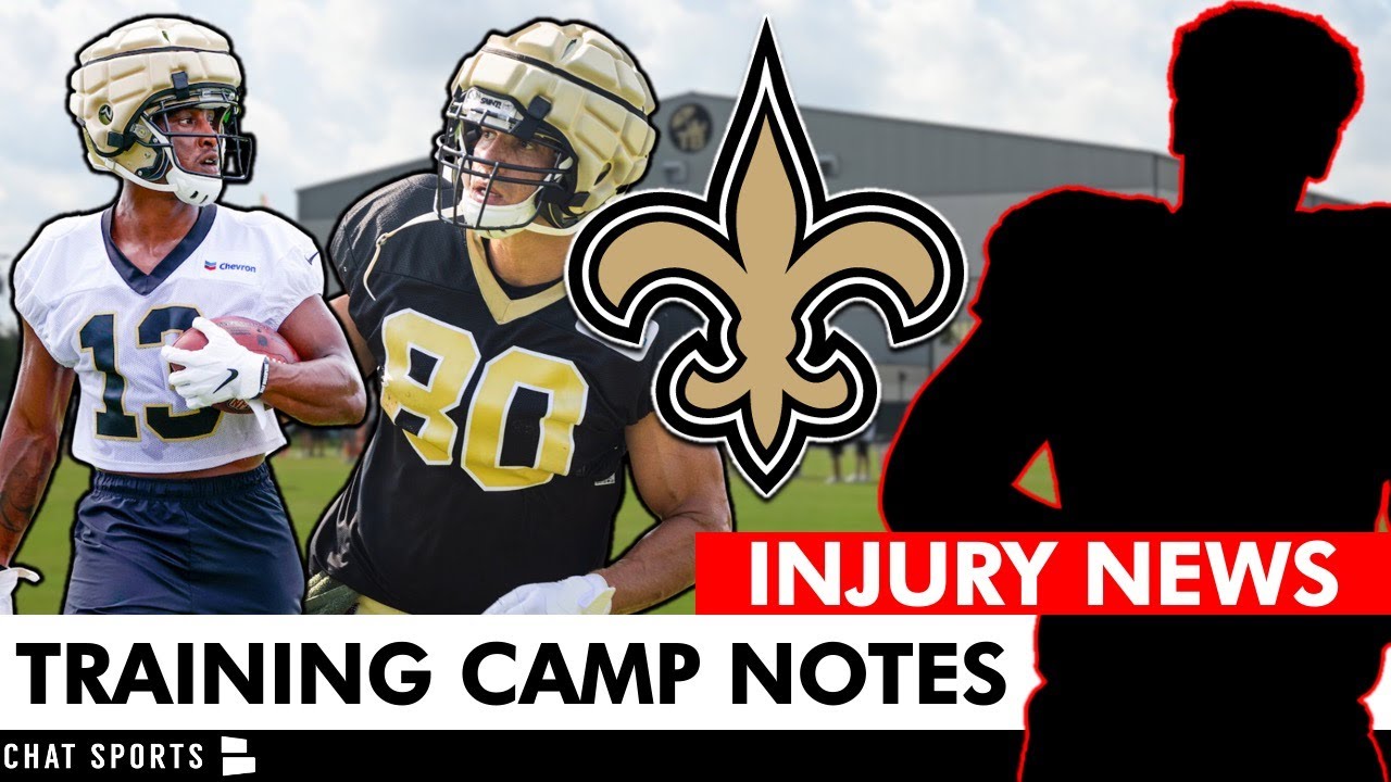 Andrus Peat Injury Update + New Orleans Saints Training Camp News Ft ...