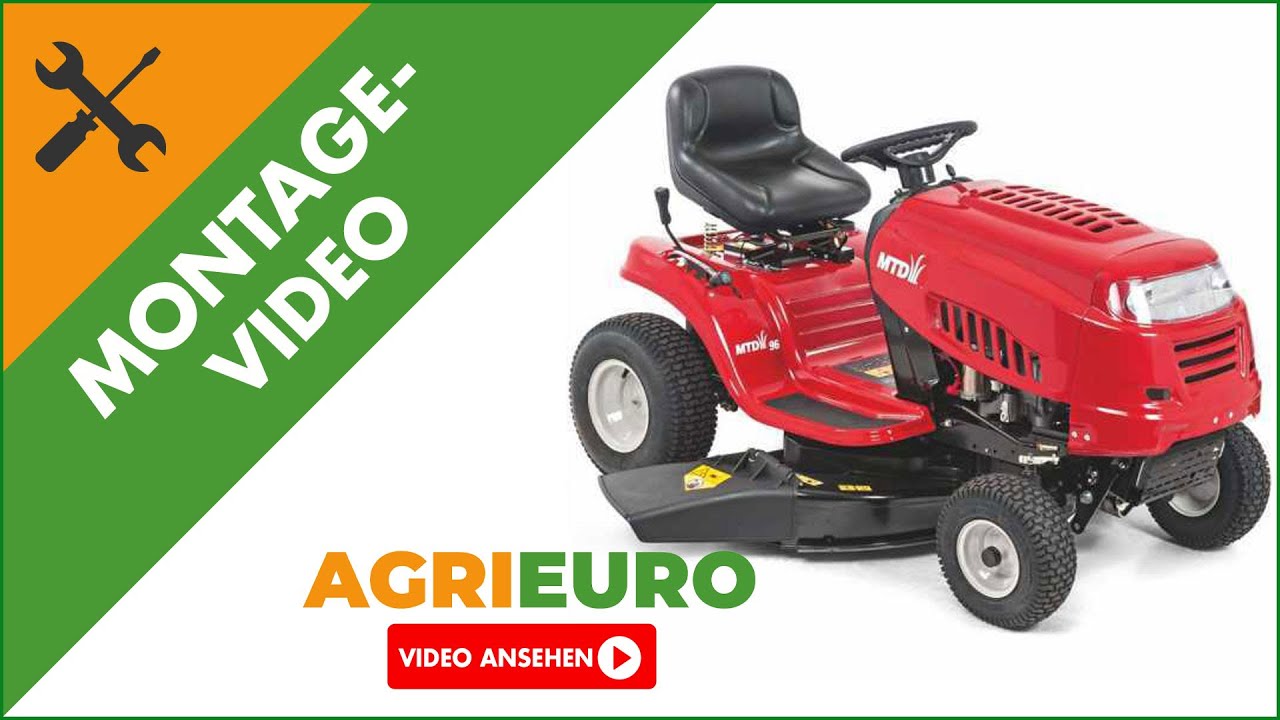 Montagevideo Rasentraktor MTD 92 mit Transmatic-Getriebe 6+6, mit ...