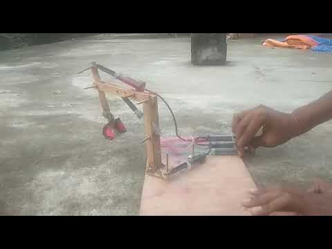 A simple project using hydraulics - YouTube