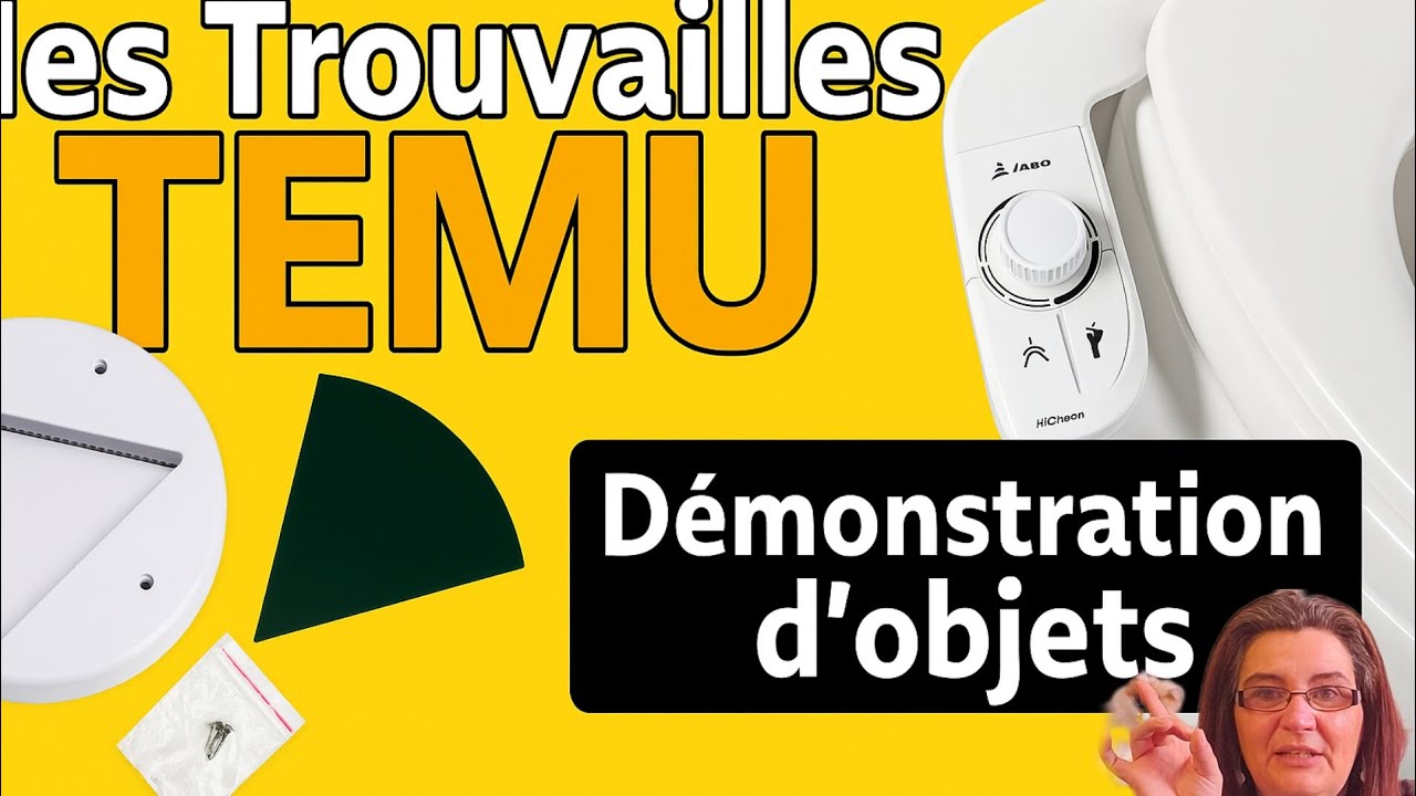 🔥 J’ai testé des objets TEMU 😱 Bidet WC et Ouvre-boîte ergonomique ...