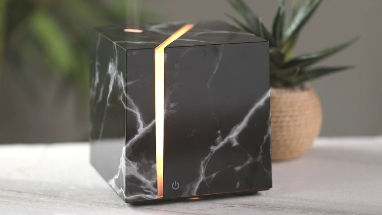 Onyx Essential Oil Diffuser by SpaRoom - YouTube