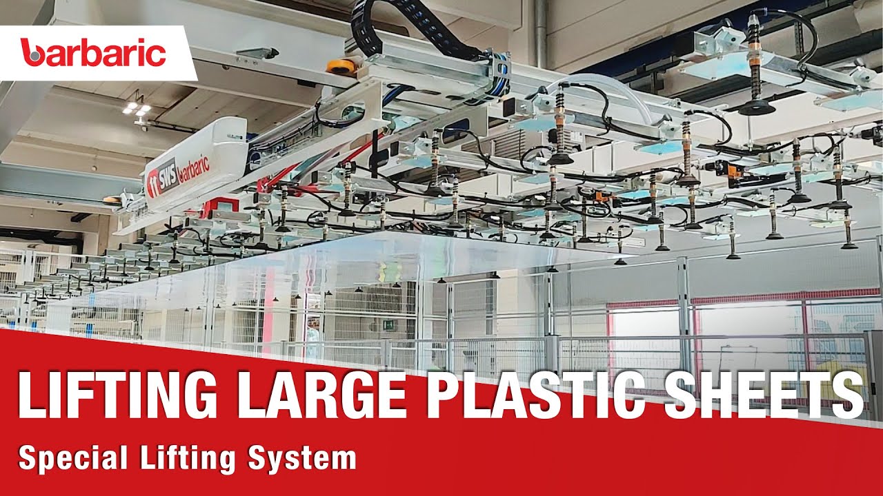 Barbaric SWS // Lifting and Stacking Large Plastic Sheets - YouTube