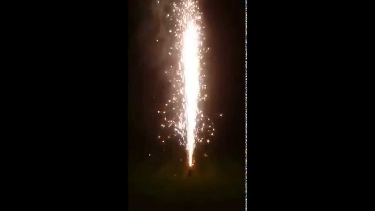 Silver Rain Fountain - Sold By Discount Fireworks - YouTube