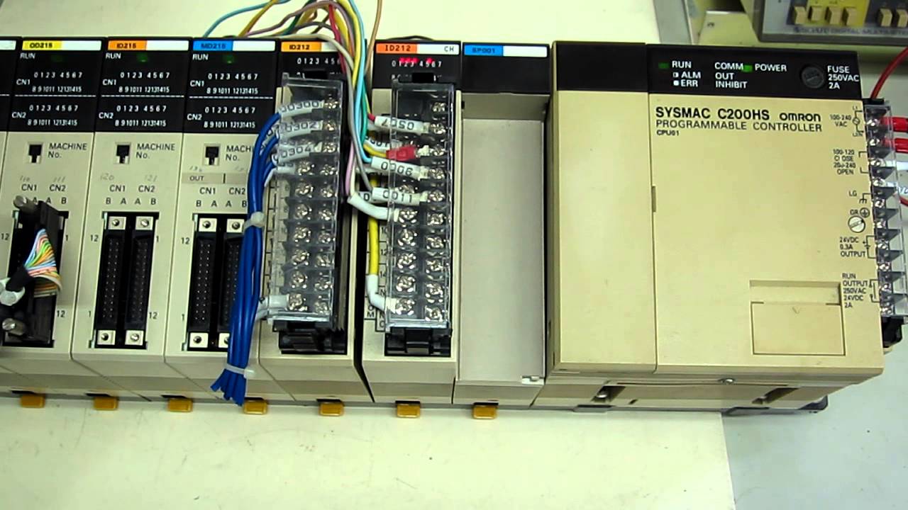 OMRON C200HS-CPU01 The CPU unit for programmable controller C200H series 動画確認 - YouTube