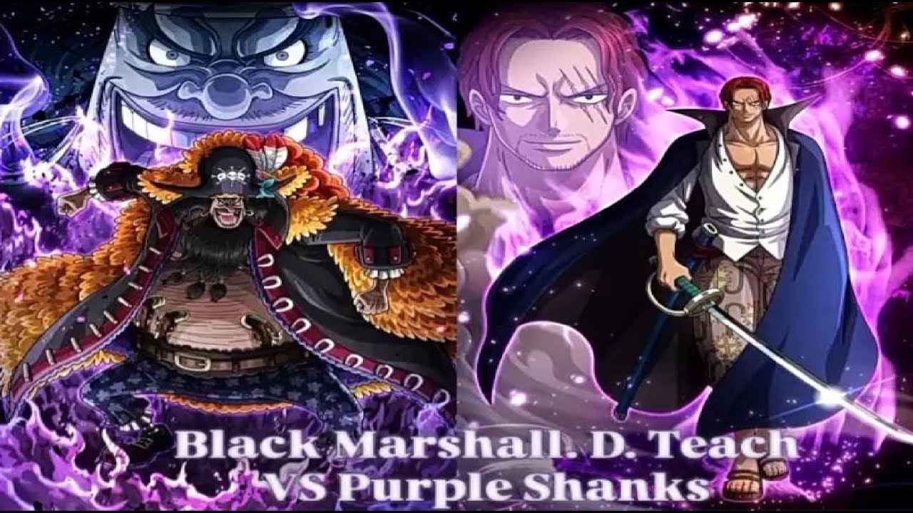 OPTCGSIM | Black Marshall D.Teach Vs Purple Shanks - YouTube