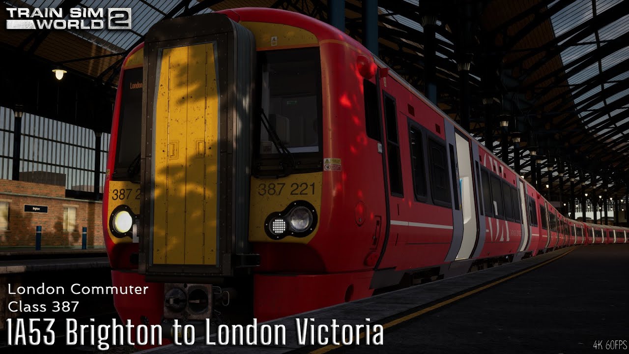 1A53 Brighton to London Victoria - London Commuter - Class 387 - Train ...