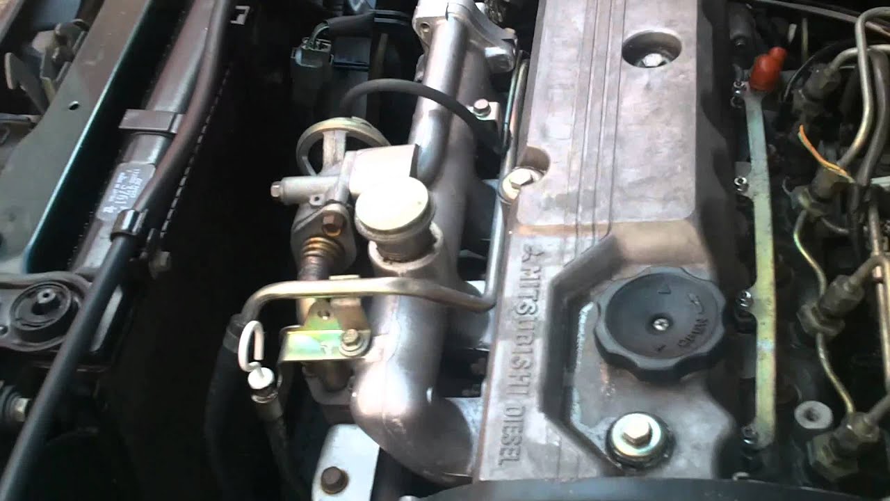 MITSUBISHI SPACE WAGON GLX 2.0 TDI 1998 - MOTOR 4D68 TURBO - YouTube