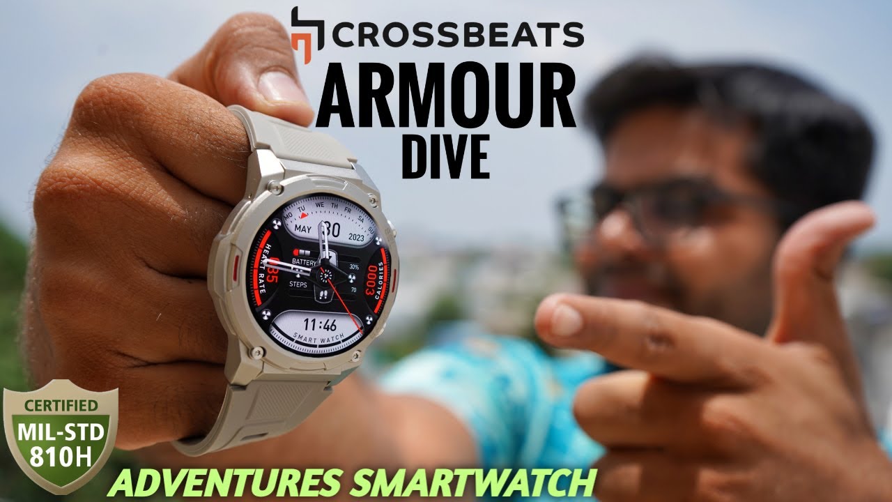 CrossBeats Armour Dive Military Standard Certified Bluetooth Calling ...