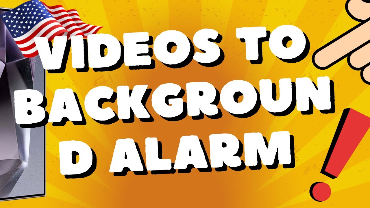 how to put videos to background alarm Samsung Galaxy S24 plus ULTRA S25 ...
