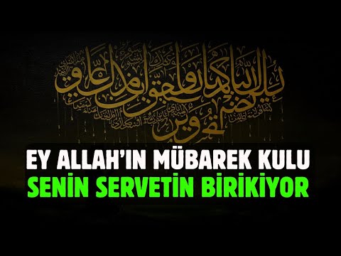 EY ALLAH'IN MÜBAREK KULU SERVETİN BİRİKİYOR HASAT ZAMANI YAKIN ALLAH'A GÜVEN