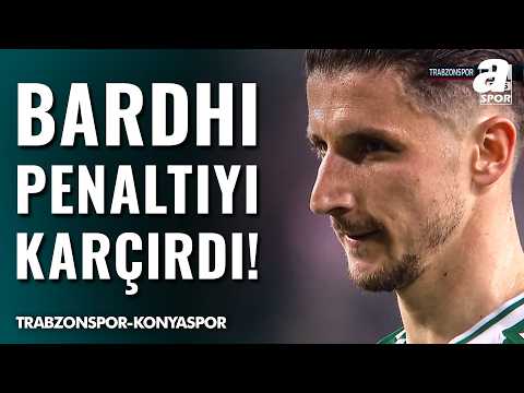 Konyaspor'da Enis Bardhi Penaltıyı Böyle Kaçırdı! | Trabzonspor 1-1 Konyaspor | ZTK Final Maçı