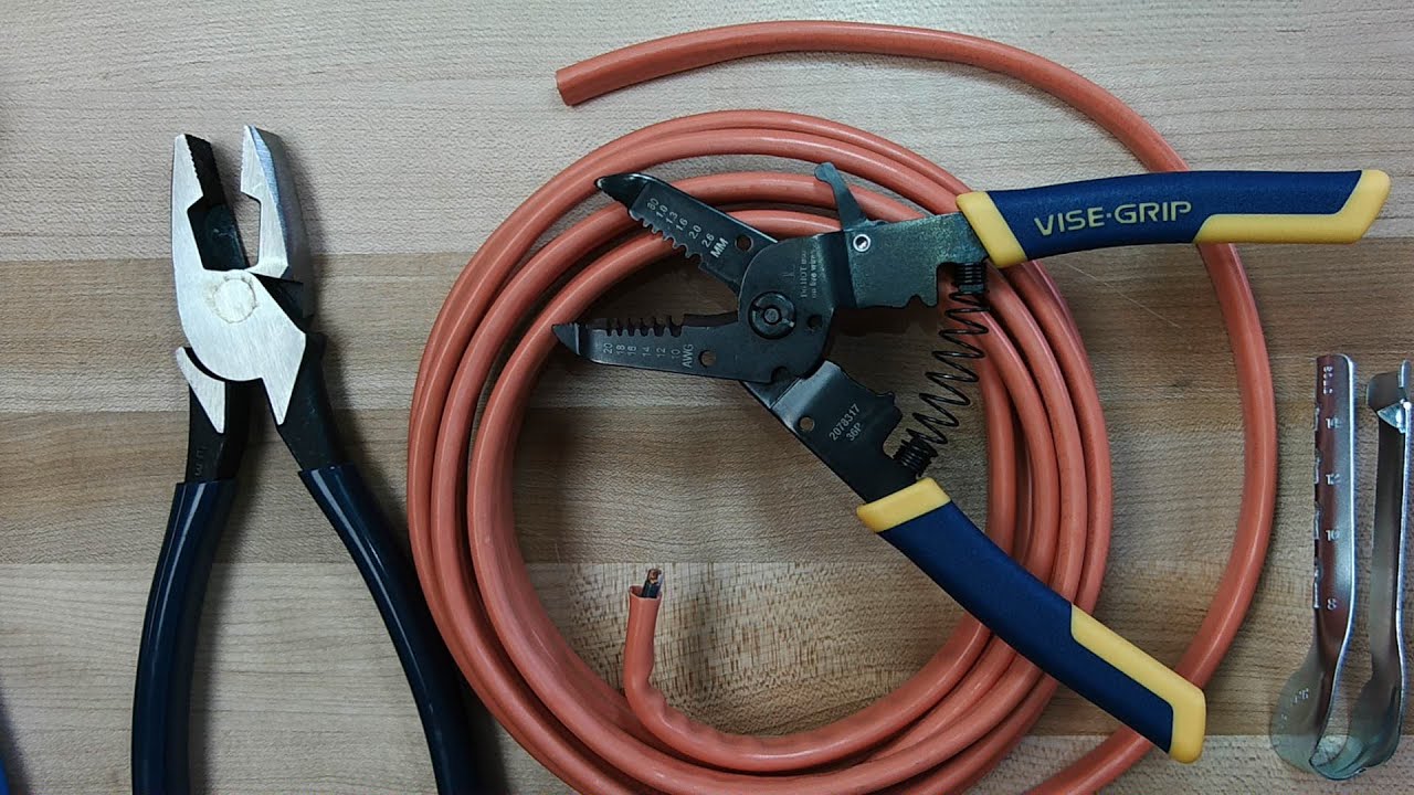 How to strip Non Metallic Sheathed Wire - YouTube