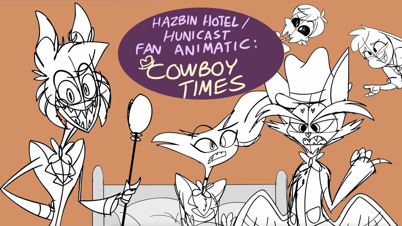 Cowboy Times - Hazbin Hotel and HuniCast Fan Animatic - YouTube