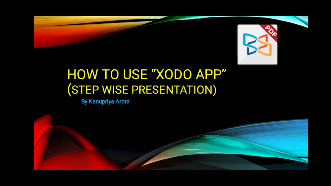 Xodo app - YouTube