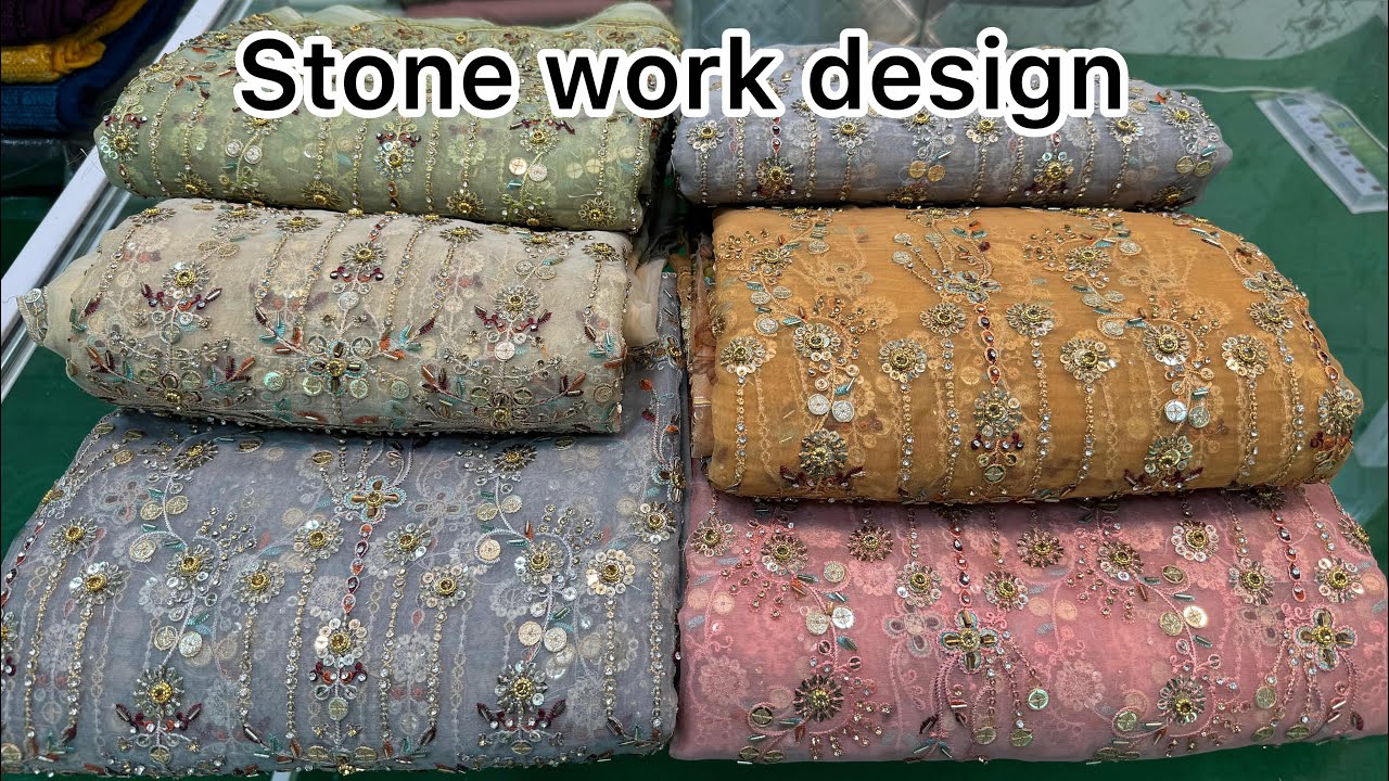 Fancy Stone Work Dress 3p#onlineclothingshop #ladieswear #brand # ...