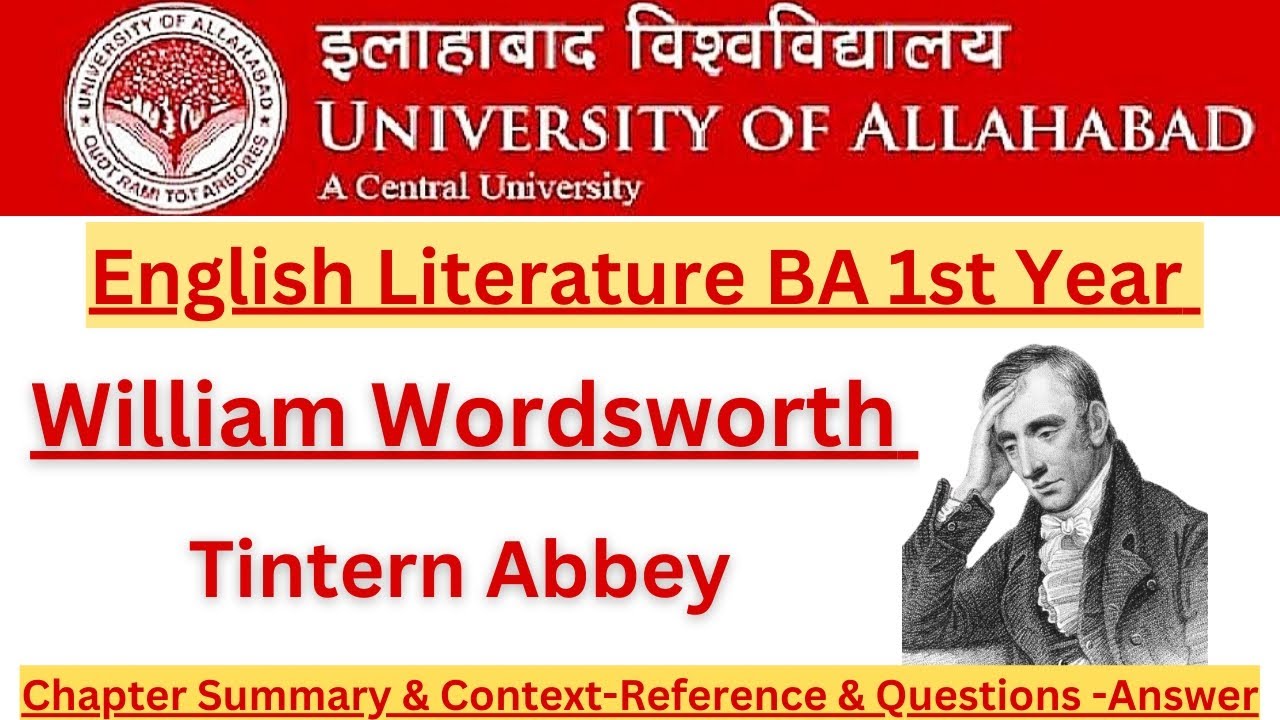 William Wordsworth - Tintern Abbey Full Summary - YouTube