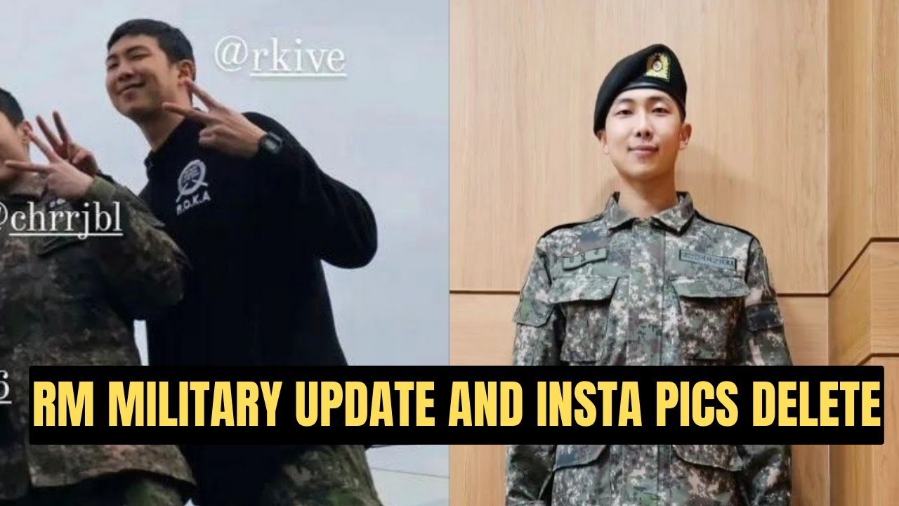 Namjoon Military Update 😍|| RM Deleted His All Pics From His 2nd ...