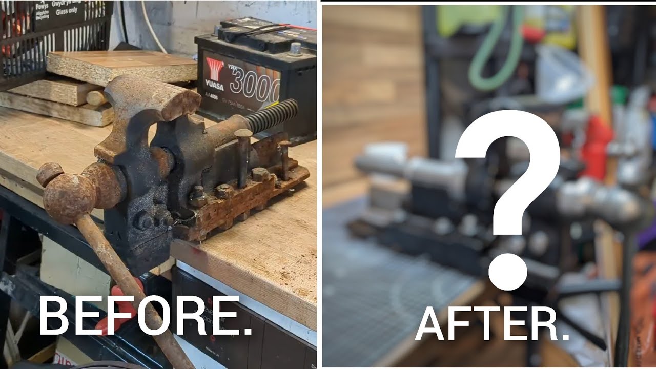 Restoring A Rusty Antique Vice! - YouTube