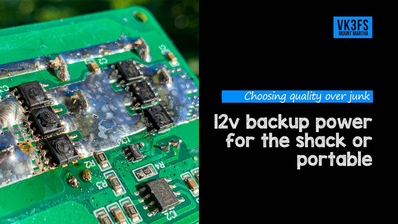 12v shack backup - choose quality powergates over junk - YouTube