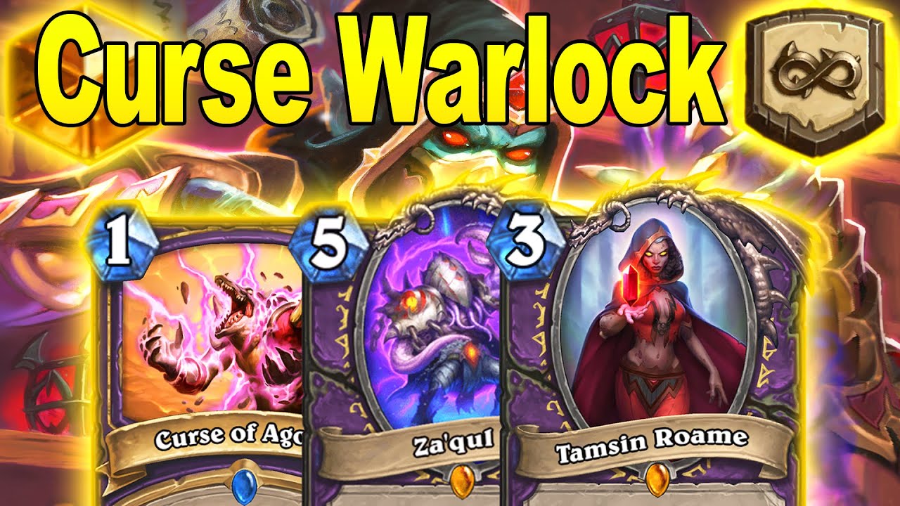 My Best Curse Warlock Deck EVER YET At Ranked WILD Mini-Set Festival of ...
