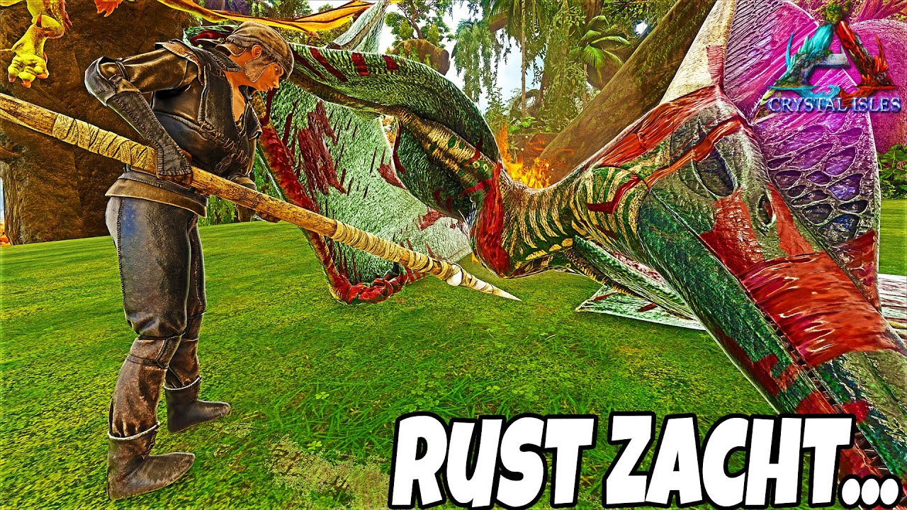 BLIJF VAN MIJN TAMES AF!! | ARK PVP CRYSTAL ISLES - YouTube