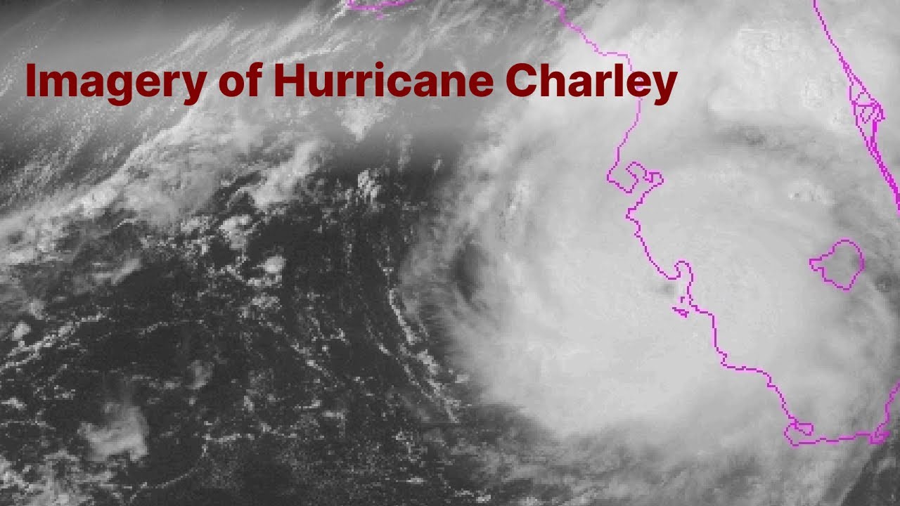 4K Radar & Satellite Loops of Hurricane Charley (2004) - YouTube