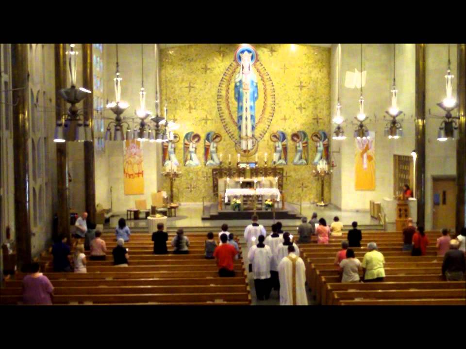 The Order of the Mass - Procession (from the choir loft) - YouTube