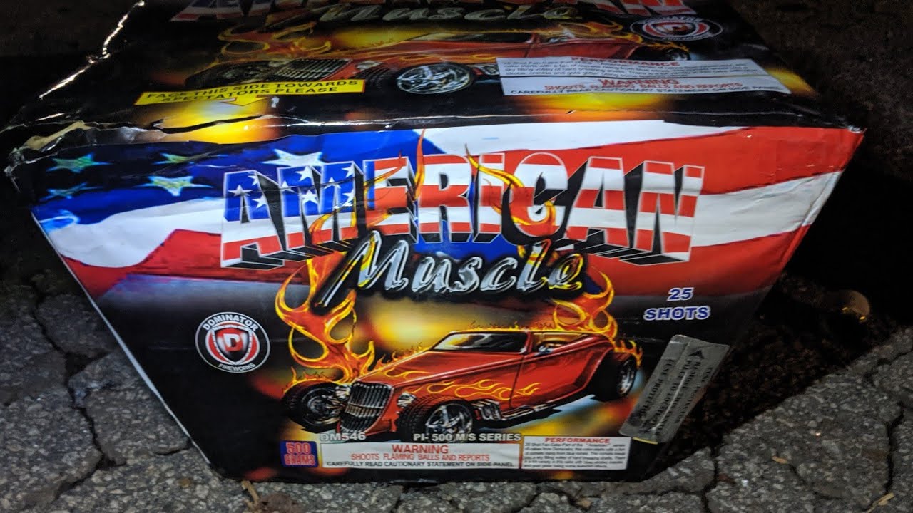 2️⃣5️⃣shot 500gram: 🇺🇸AMERICAN MUSCLE💪 (Dominator Fireworks) - YouTube