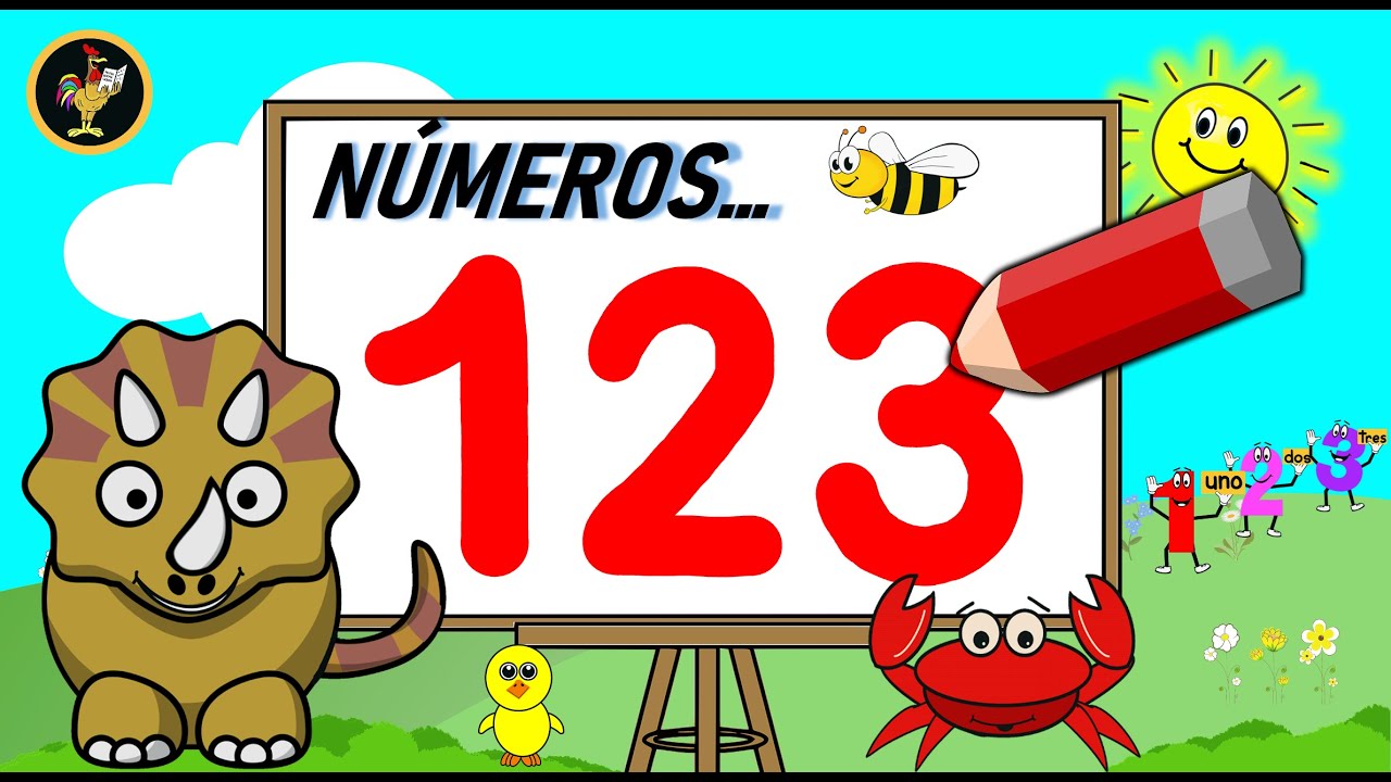 NÚMEROS 1, 2 y 3 🌀 APRENDE A CONTAR / ESCRIBIR EL 1, 2 y 3 / VIDEOS ...