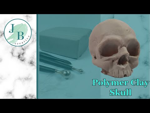 Sculpt a Skull in Polymer Clay - YouTube