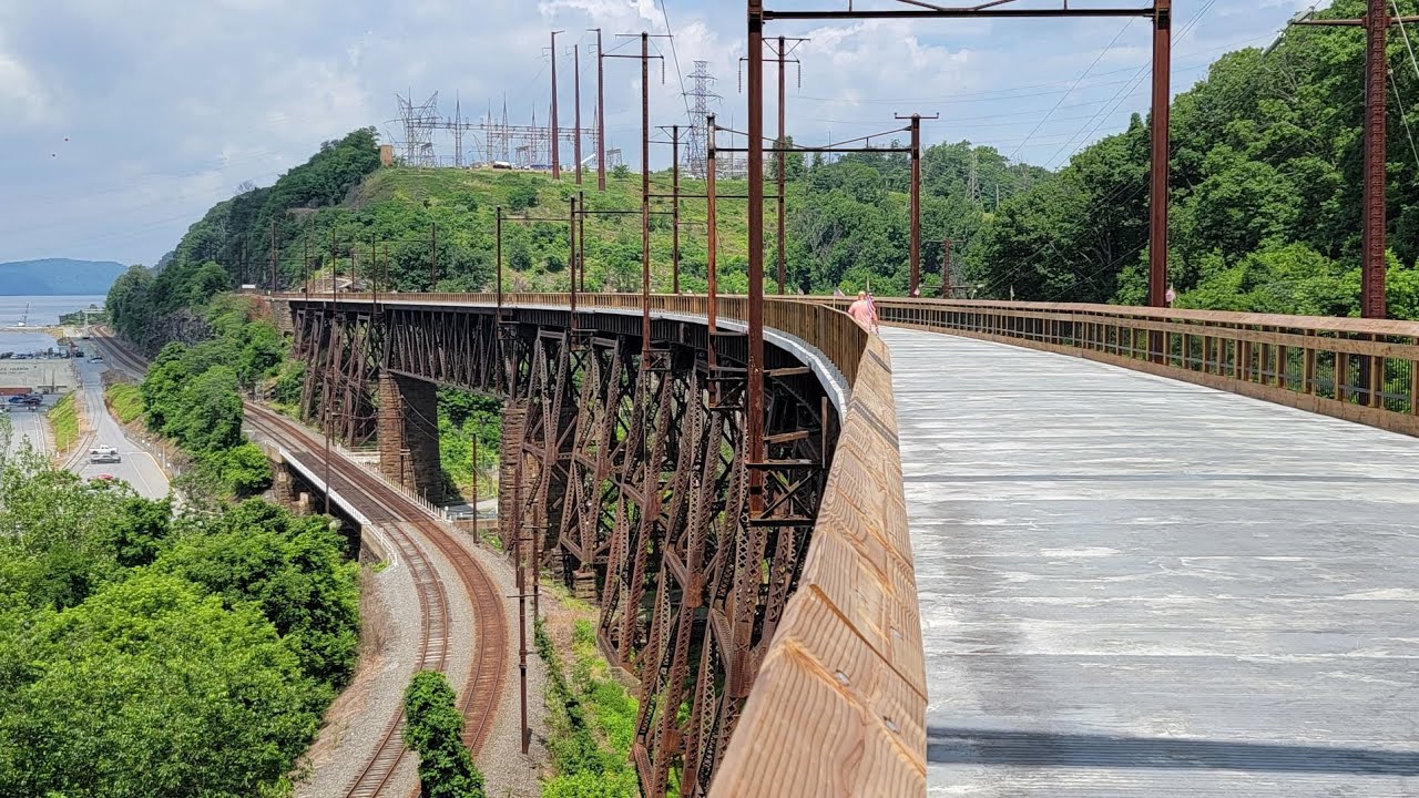 Safe Harbor Trestle Bridge Opening-Enola Low Grade Trail - YouTube