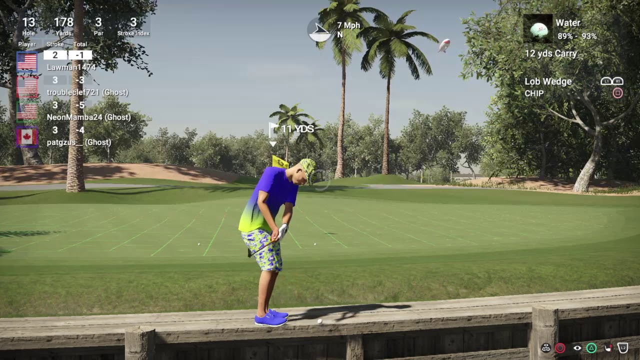 The Golf Club 2 - Golfer falling into the water - YouTube