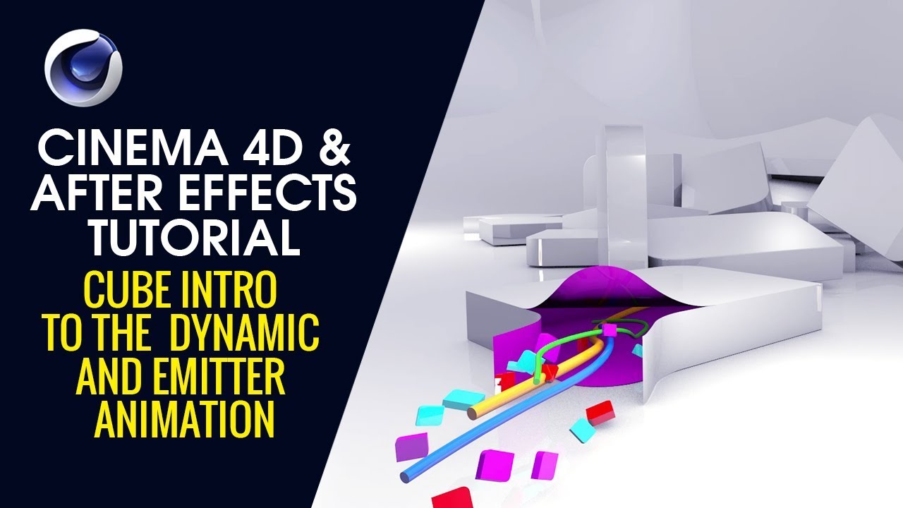 Cube Intro to the Dynamic and Emitter Animation - Cinema 4D Tutorial - YouTube