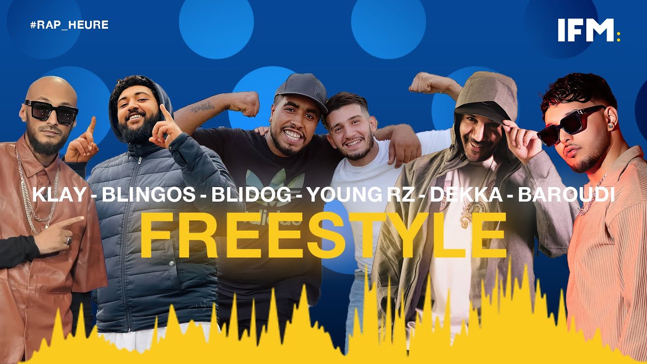 Rap Heure S2 :Freestyle 3alami : Klay - Blingos - Blidog - Young RZ ...