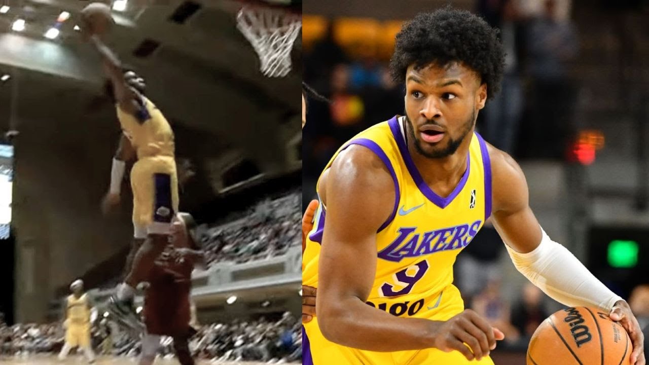 Bronny James Shines with 15 Points & 6 Assists vs Cleveland in G League ...