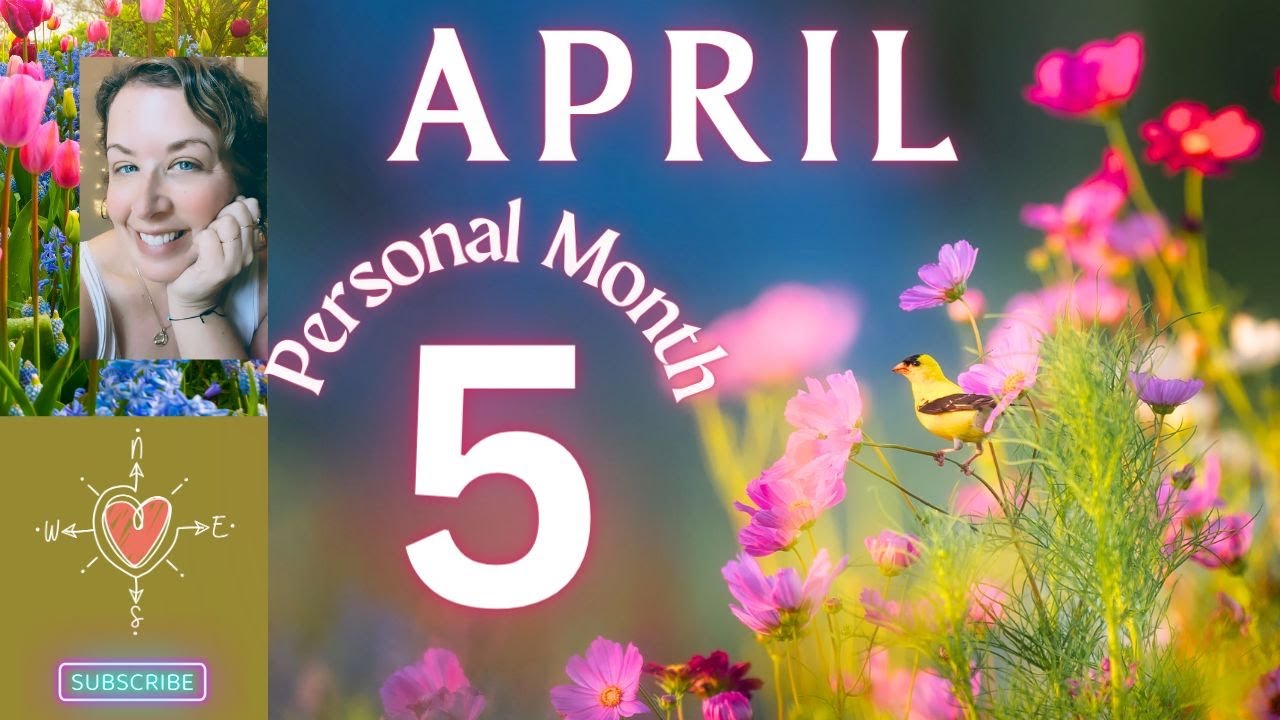 Personal Month 5 - APRIL 2023 - Numerology Forecast #numerology #energy ...