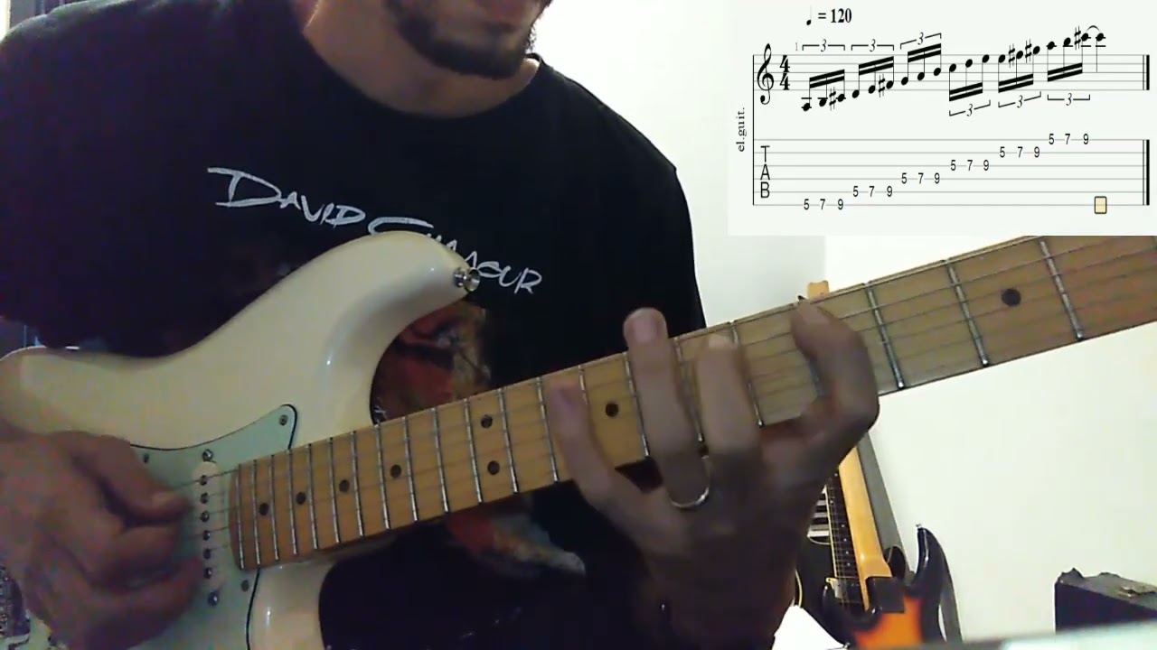 legato technique lesson - slow and fast + tabs lesson - YouTube