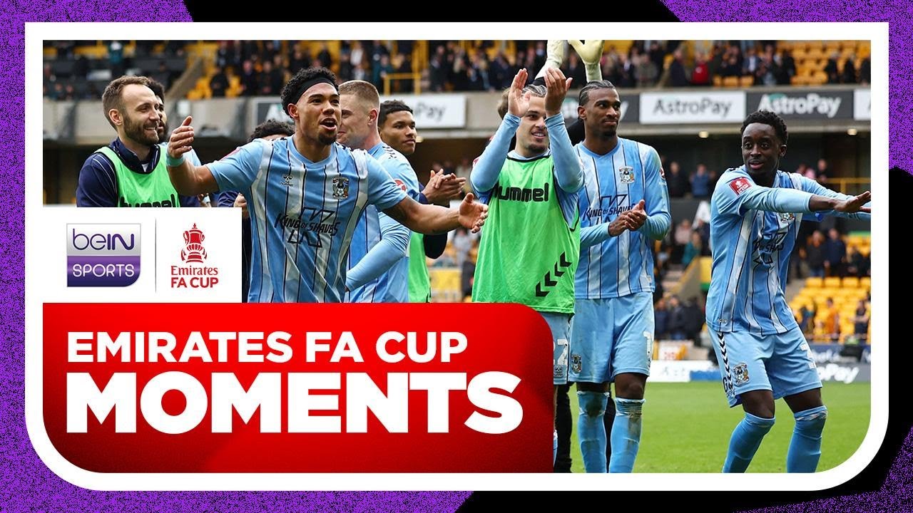 SCENES at full-time after Coventry beat Wolves in shock result! | FA ...