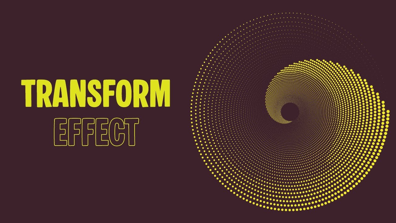 adobe illustrator transform effect | illustrator tutorials | transform effect | Mani Shah ...