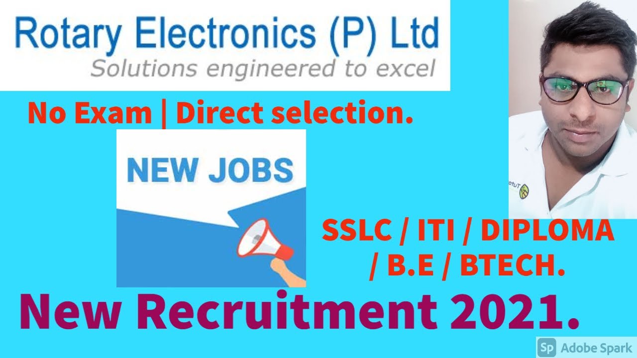 Rotary Electronics Pvt.Ltd |Immediate Joining Jobs Bangalore. - YouTube