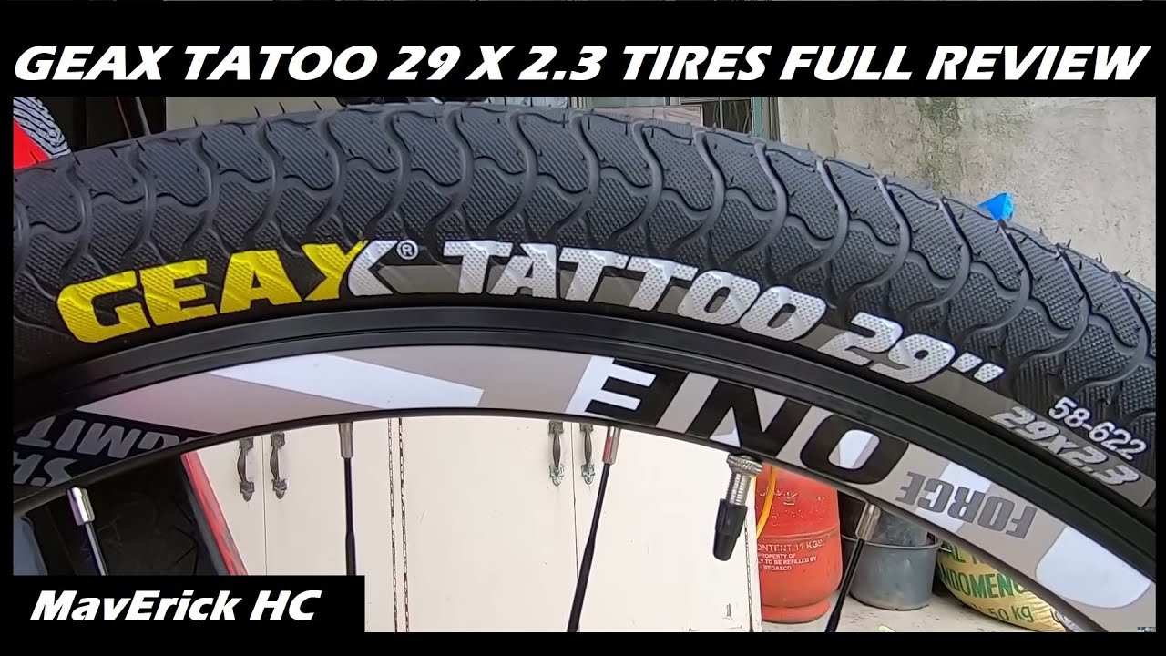 My Full Review of Geax Tatoo 29x2.3 BUDGET DJ Slick Tires(Sulit bang ...