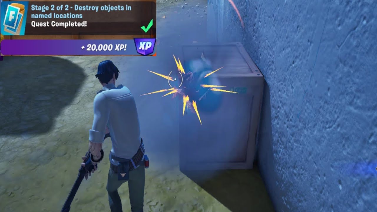 Destroy objects in named locations / Week 6 / Fortnite Chapter 4 ...