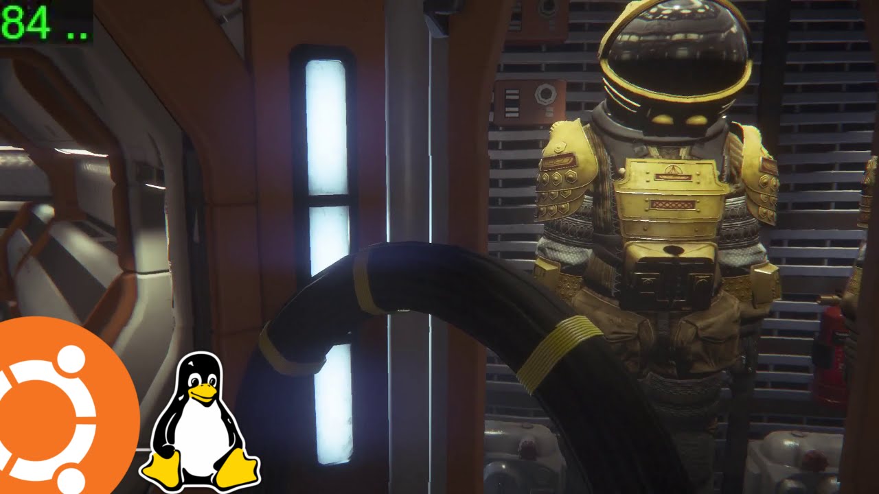 Alien Isolation Gameplay On Ubuntu 15.10 (Native) - YouTube