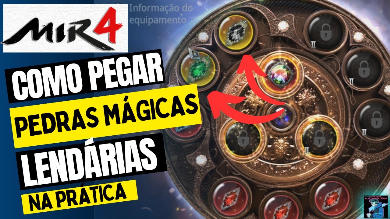 MIR4 - COMO PEGAR PEDRAS MÁGICAS LENDÁRIAS NA PRÁTICA - YouTube
