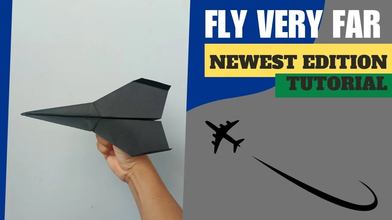 How to make an easy paper fighter jet | Paper Airplane that Flies ...