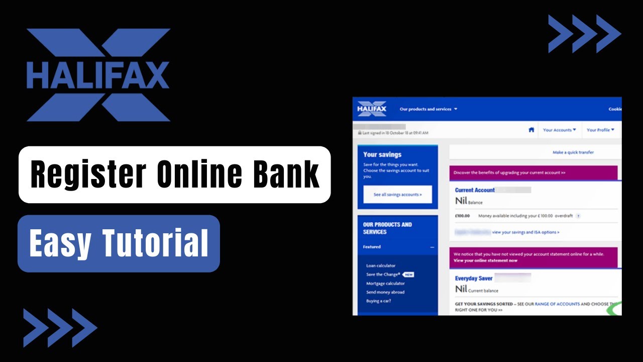 Register Halifax Bank Online Banking ! (Step By Step) - YouTube