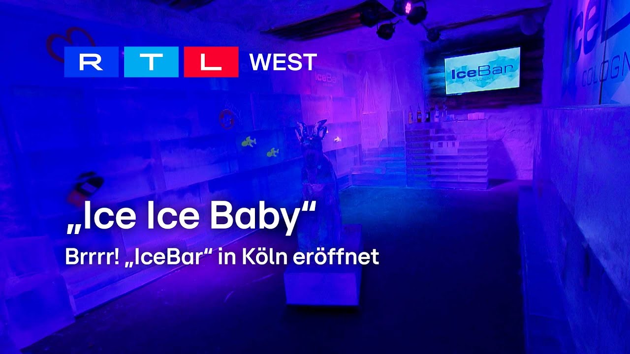 Brrrrr! “IceBar” in Köln eröffnet | RTL WEST, 01.09.2023 - YouTube