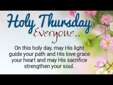 Maundy Thursday wishes|| Passover||