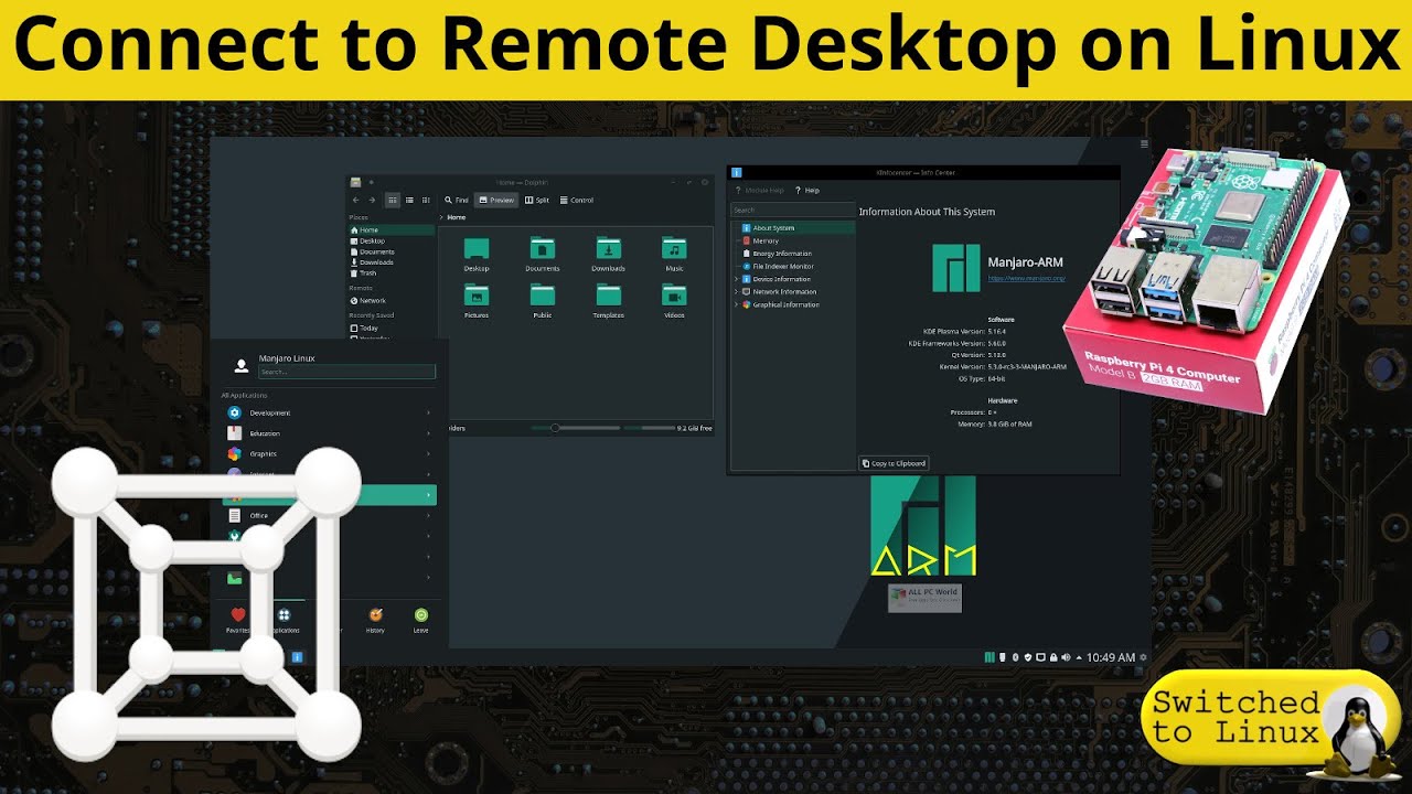 How to Connect to a Remote Computer with Gnome Boxes - YouTube